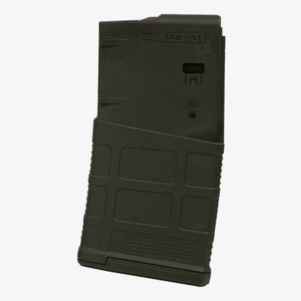 10/20 Magpul Pmag Gen M3 AR10 Magazine (308/762) OD GREEN - CA Legal Mags